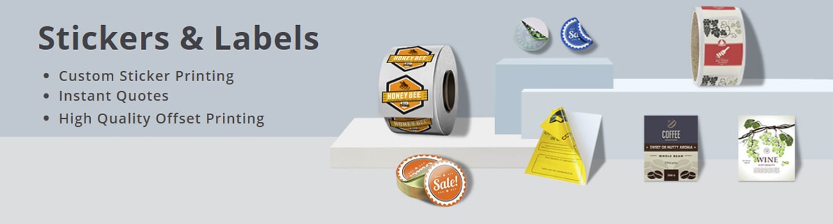 Custom Online Sticker Printing Services | Printingblue.co.uk